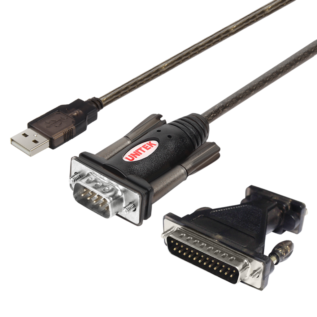 UNITEK Y-105A : USB to Serial Code + Conector 9Pin to 25Pin - PT ...